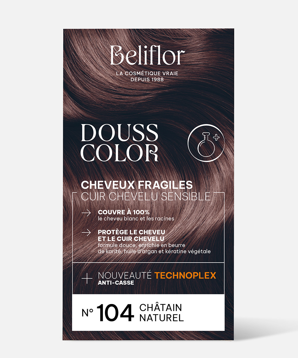 Douss Color n°104 Châtain Naturel - Colorations cheveux - Beliflor