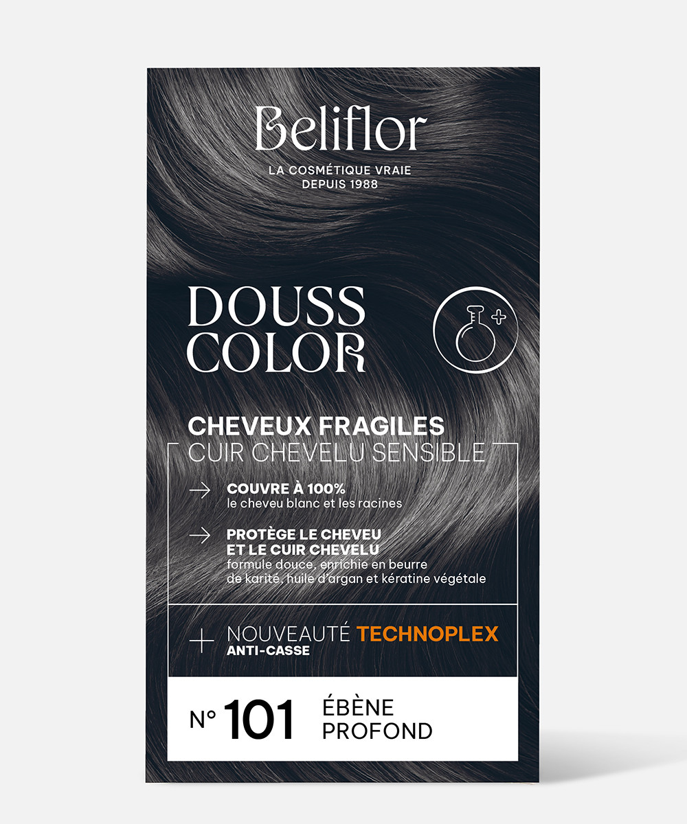 Douss Color n°101 Ébène Profond - Colorations cheveux - Beliflor