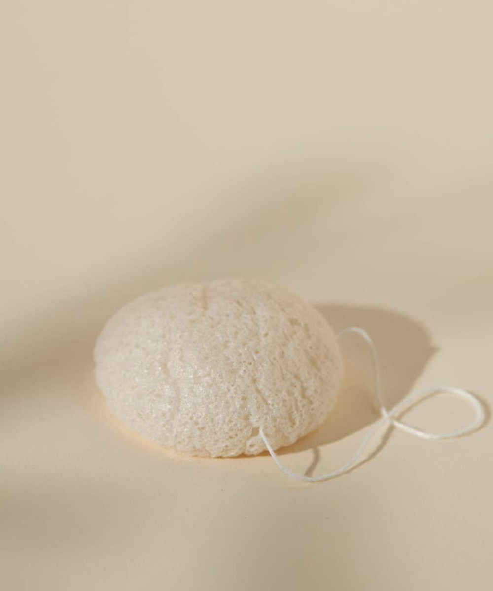 Éponge Konjac pour le visage - Démaquiller, exfolier, nettoyer - Beliflor